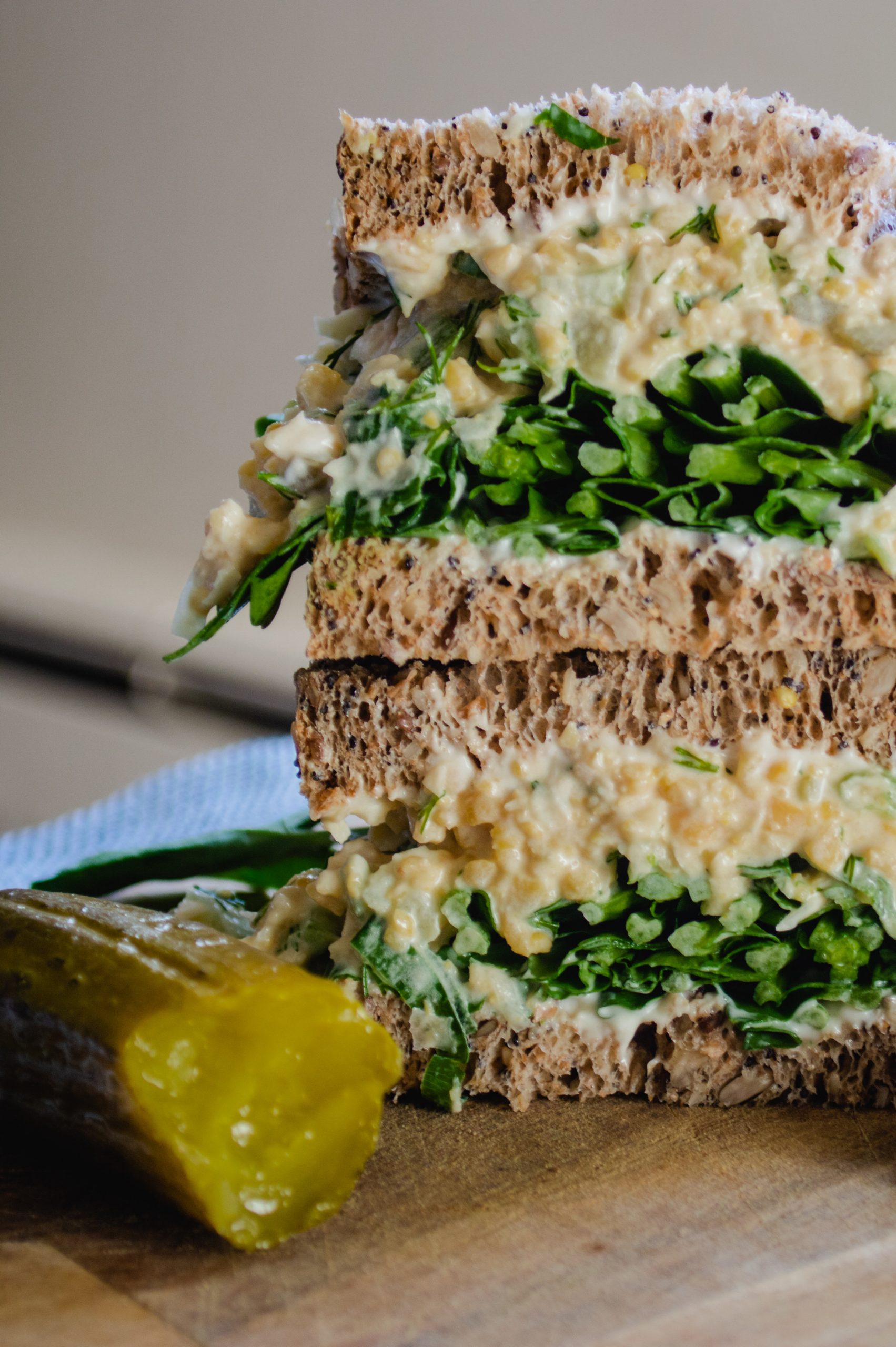 Smashed Chickpea Salad Sandwich - How To Make Dinner