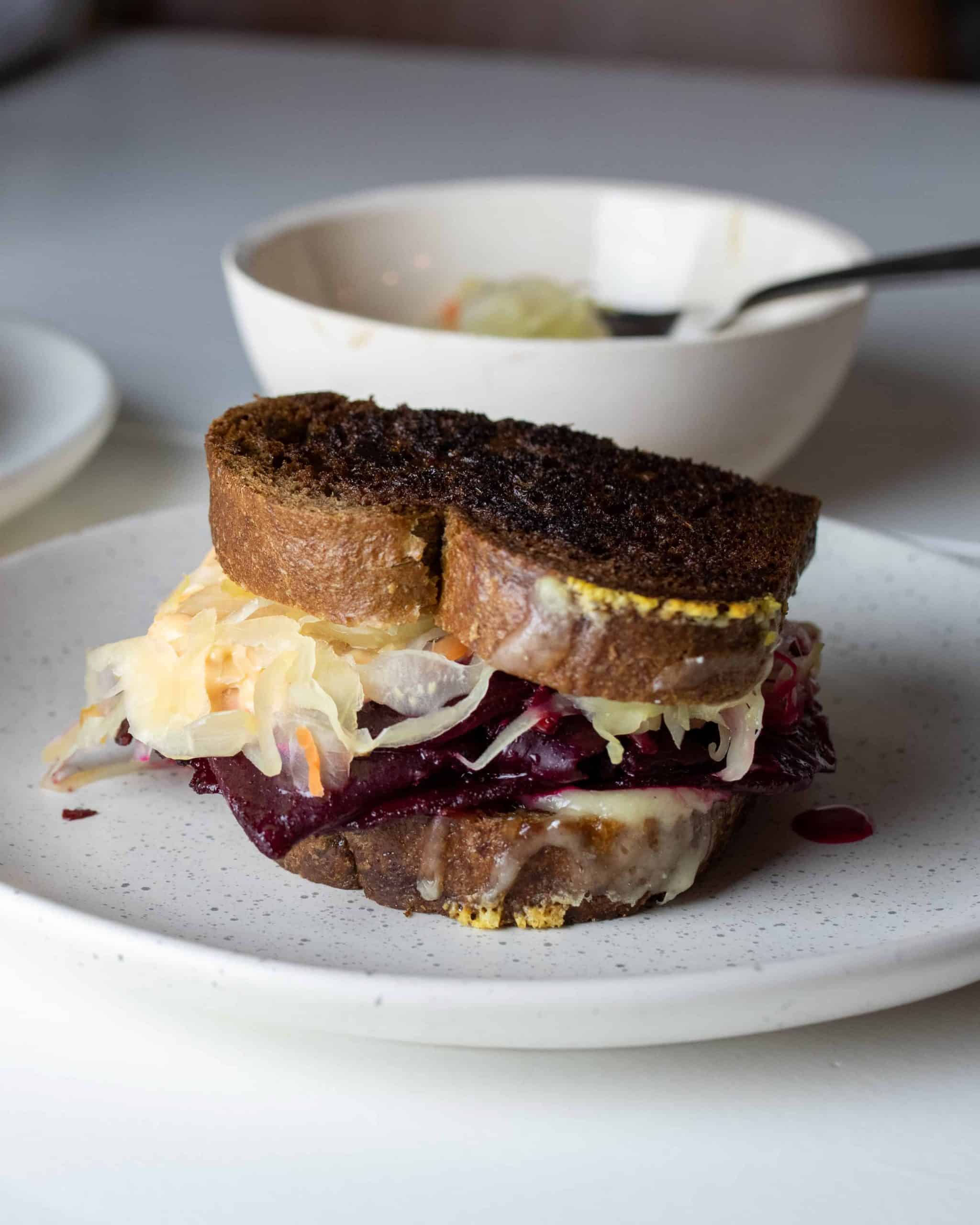 Ultra Satisfying Beet Sandwich (Vegetarian Reuben) - How To Make Dinner