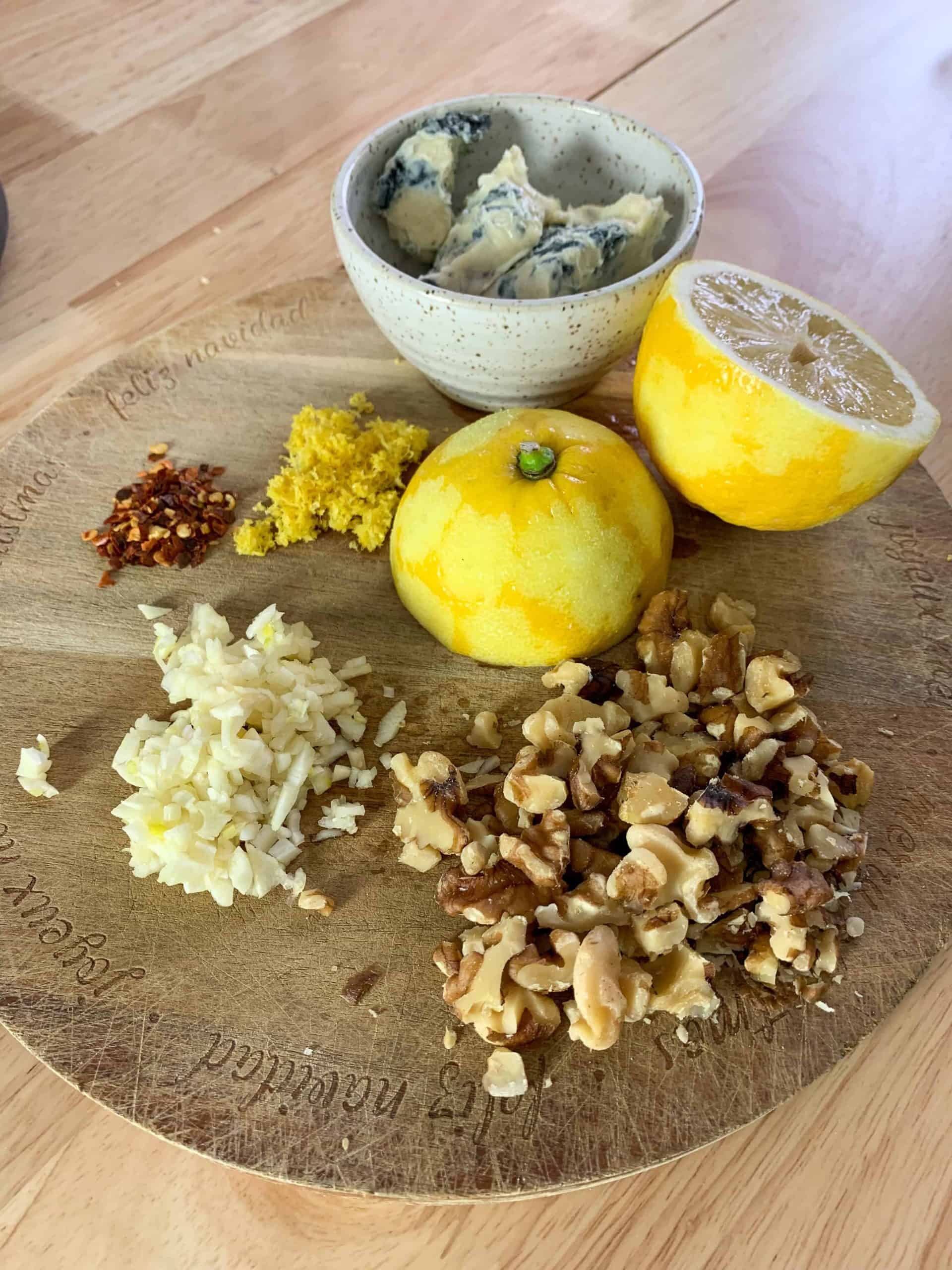 Creamy Blue Cheese Pasta Recipe with Lemon and Walnuts - How To Make Dinner