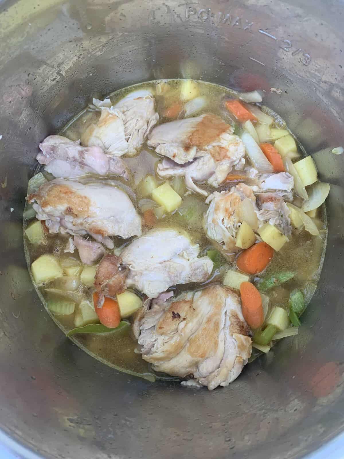 Simple Instant Pot Chicken Stew Recipe - How To Make Dinner