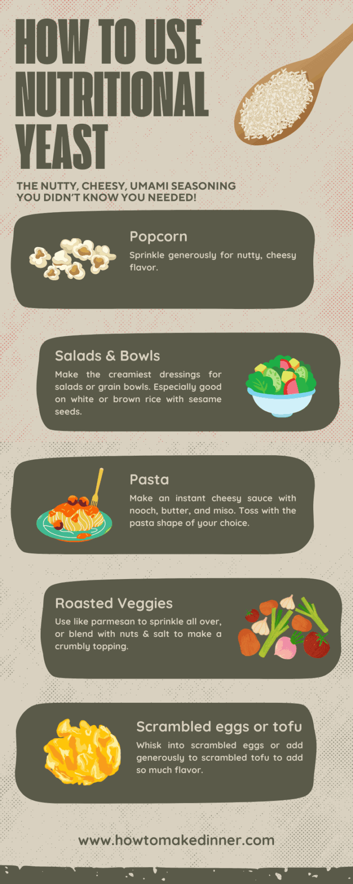 3 Ways To Use Nutritional Yeast (Besides Popcorn) - How To Make Dinner
